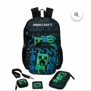 Minecraft | Accessories | Minecraft Creeper Boom Backpack 5pc | Poshmark